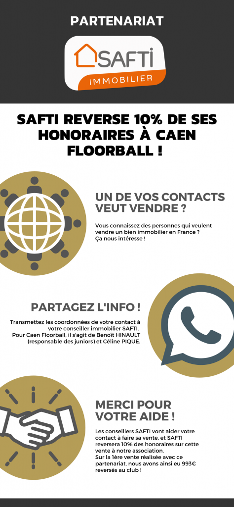 Partenariat SAFTI – Caen Floorball